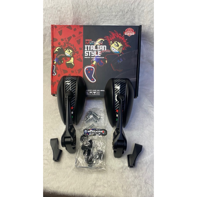 MUTARRU SIDE MIRROR ITALY TYPE ALLOY (UNIVERSAL) | Shopee Philippines