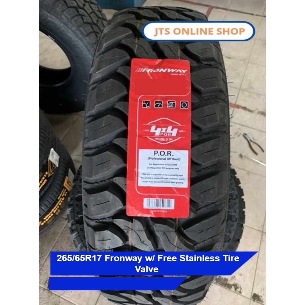 265/65R17 Fronway w/ Free Stainless Tire Valve (PRE-ORDER) | Shopee Philippines