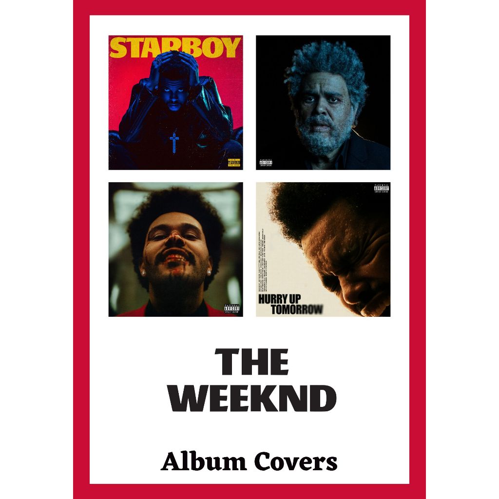 The Weeknd Album Cover Posters | Shopee Philippines