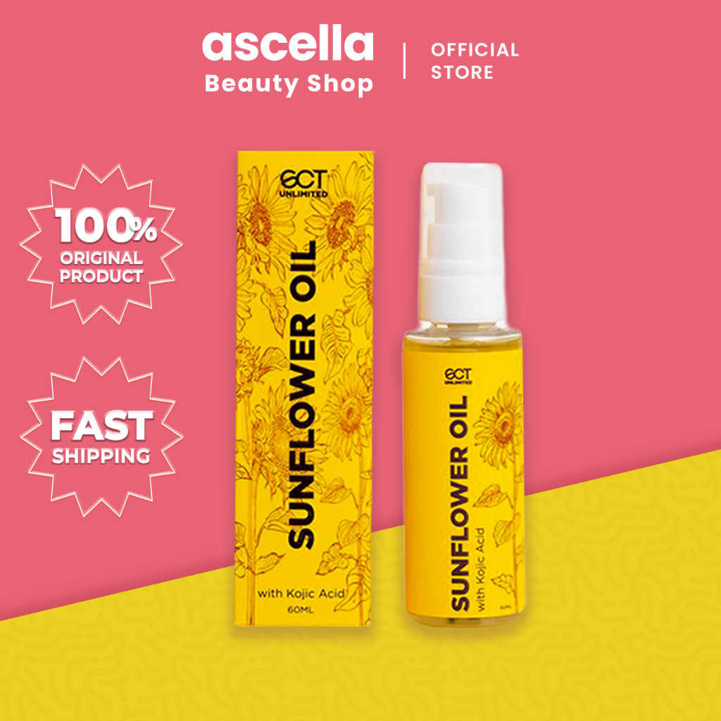 SCT Unlimited Sunflower Oil with Kojic Acid 60ml Moisturizes Skin ...