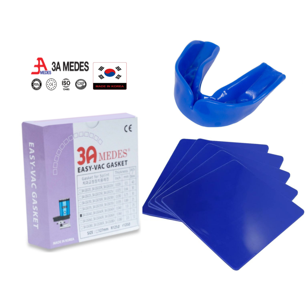 Easy vac gasket [3A Medes/Korea] Dental Vacuum Sheets for Sports Mouth ...
