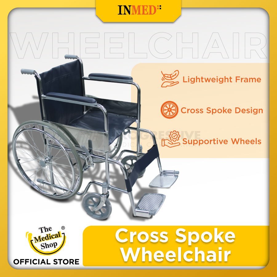 Inmed Cross Spoke Wheelchair | Shopee Philippines