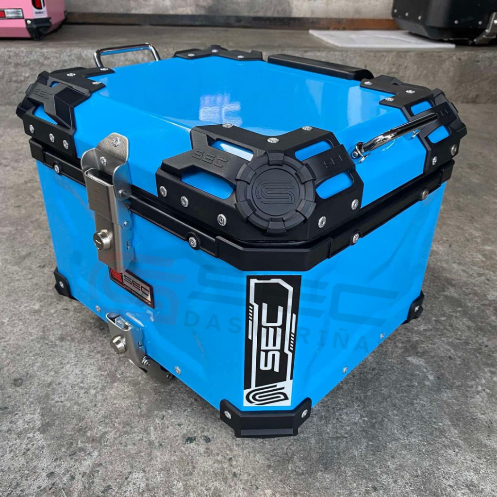 SEC 45L Allround Powder Blue Alloy Topbox | Shopee Philippines