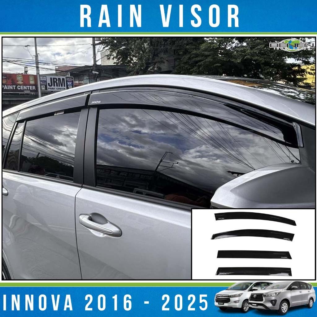 Rain Guard Window Visor INNOVA 2016 - 2025 | Shopee Philippines