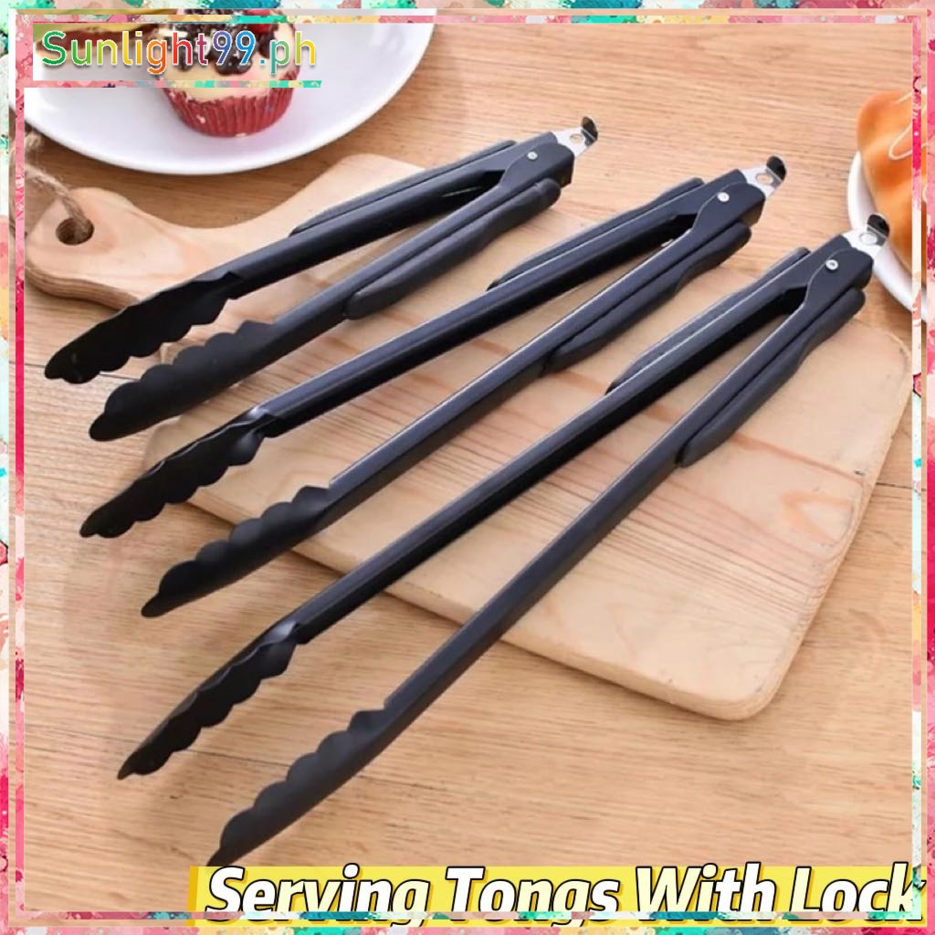 Large food tong for bread tong for cooking thong for kitchen barbecue ...