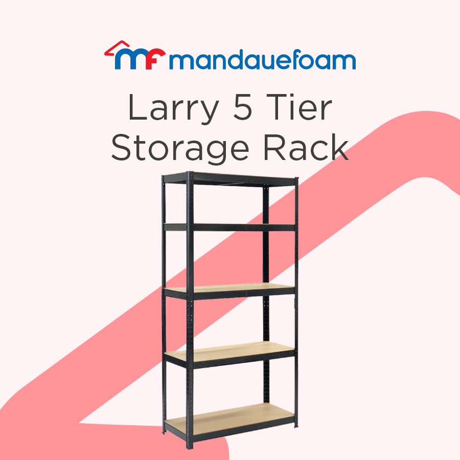 Mandaue Foam Larry 5 Tier Storage Rack | Shopee Philippines