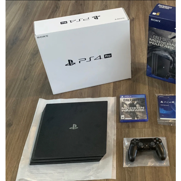 PlayStation 4 PS4 Pro - Call of Duty: Modern Warfare BUNDLE - COMPLETE ...