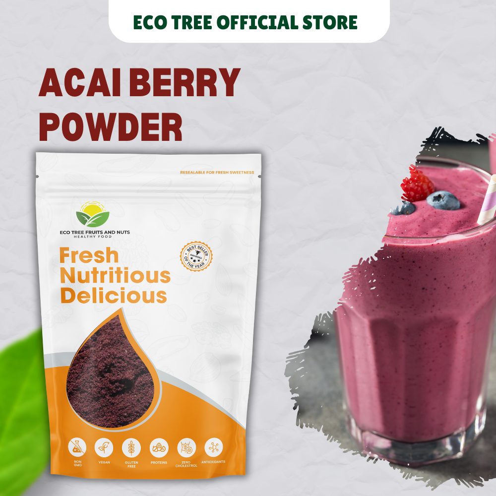 Acai Powder 100g | Great Flavor for Drinks, Smoothie, & Beverages ...