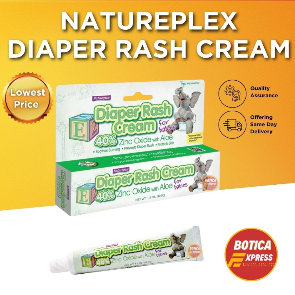 Natureplex Zinc Oxide Diaper Rash Cream | Shopee Philippines
