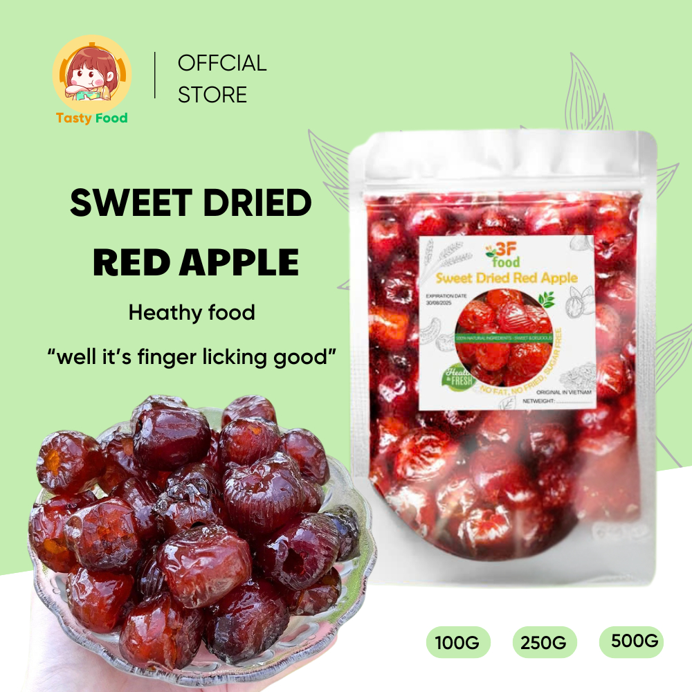 3F Food Dried Red Apple DAILY FINES Healthy Fruit Snack Dried Apple ...
