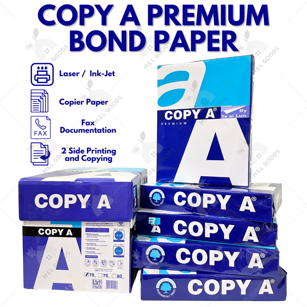 COPY A Short A4 Long Bond Paper 70gsm Letter Legal Coupon Band 500 ...