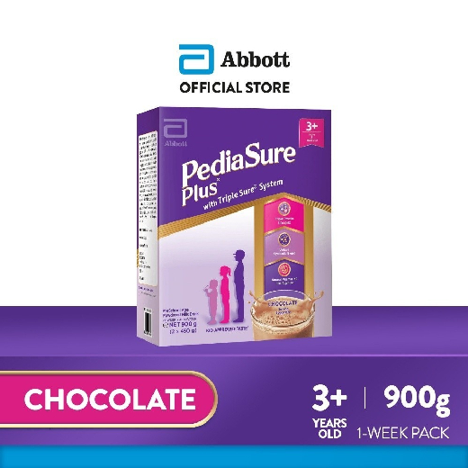 Pediasure Plus 3+ Chocolate 900g for Kids Above 3 Years Old Powdered ...