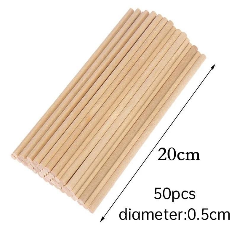 10 pcs Wooden craft sticks for crafting dowels 20cm | Shopee Philippines