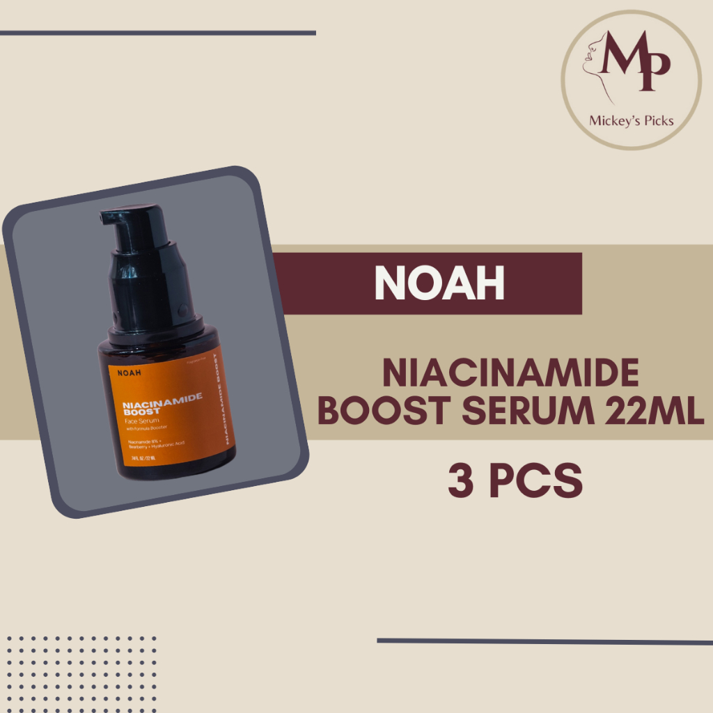 3x Noah Niacinamide Boost Serum 22mL with Formula Booster | Shopee ...
