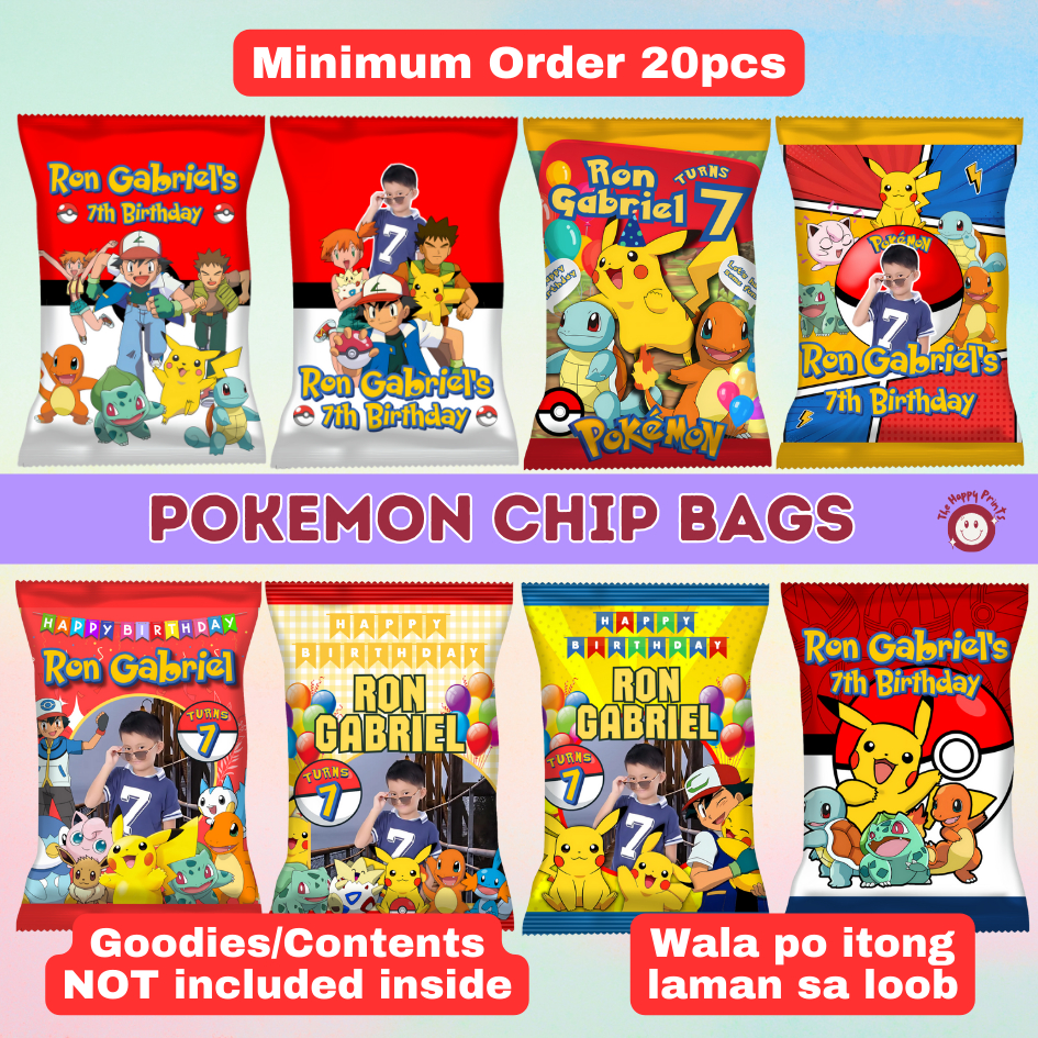 Pokemon Chip Bag for Souvenirs | Shopee Philippines