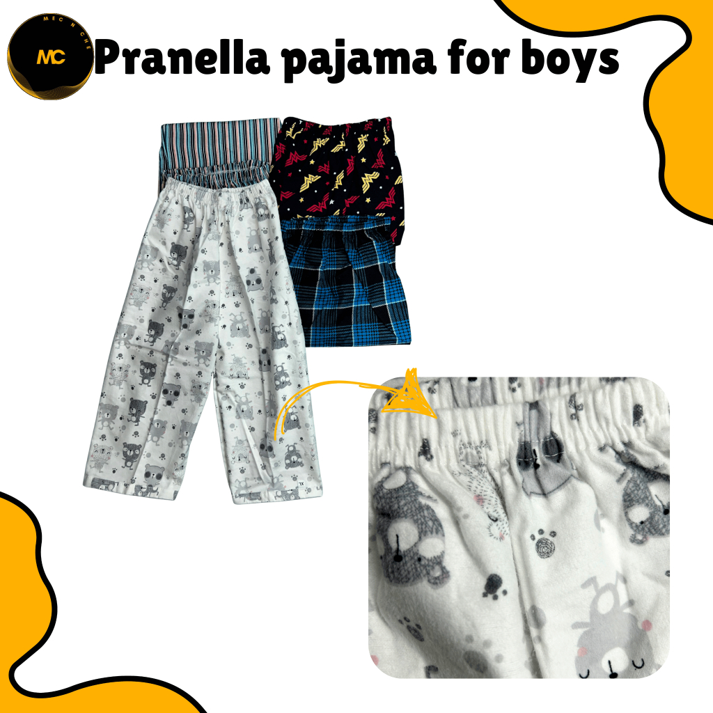 Pranella Pajama For Boys (kids) | Shopee Philippines