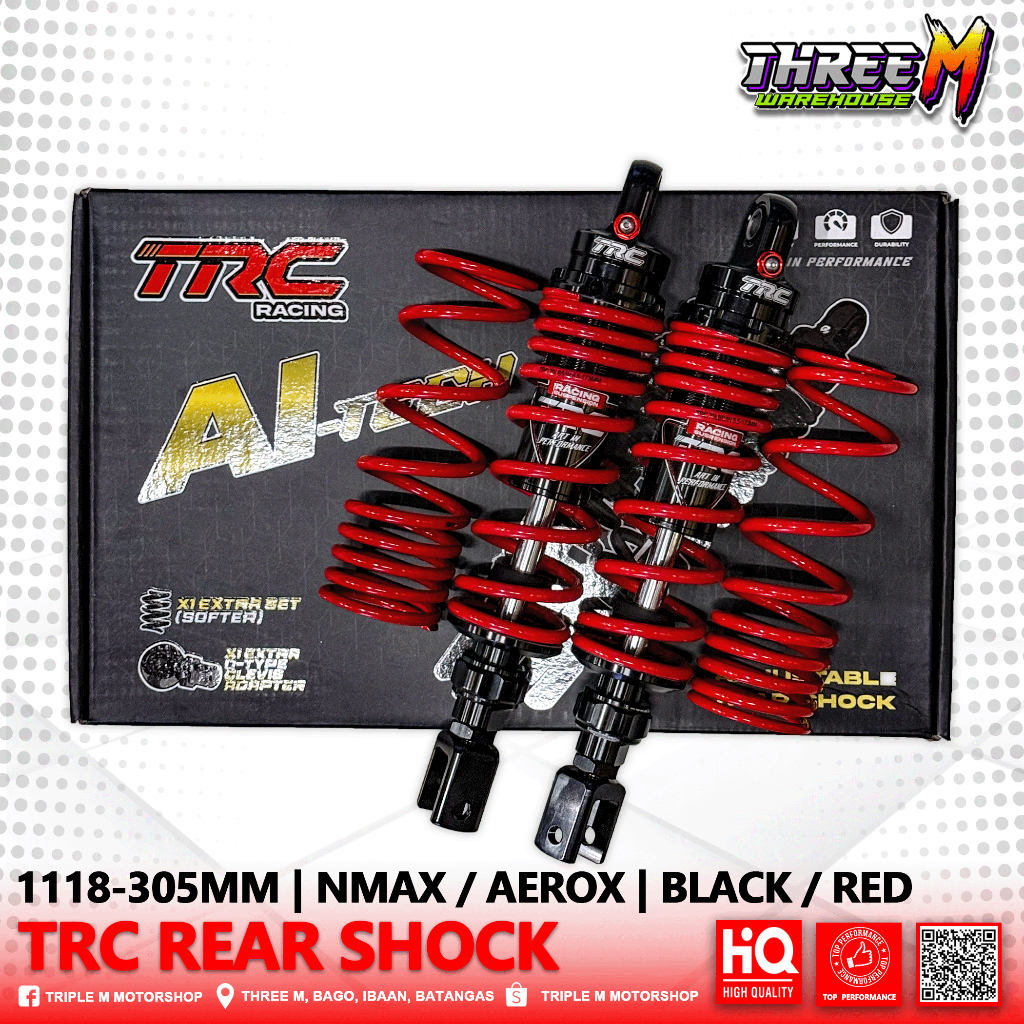 TRC REAR SHOCK 1118-305MM FOR NMAX/AEROX | Shopee Philippines