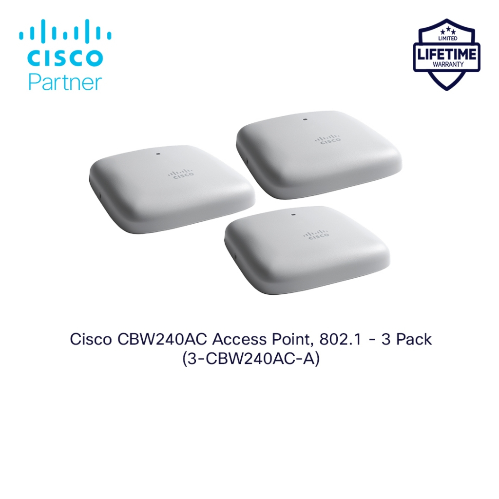 Cisco Business 240AC Access Point, 802.1 3 Pack (3-CBW240AC-A) | Shopee Philippines