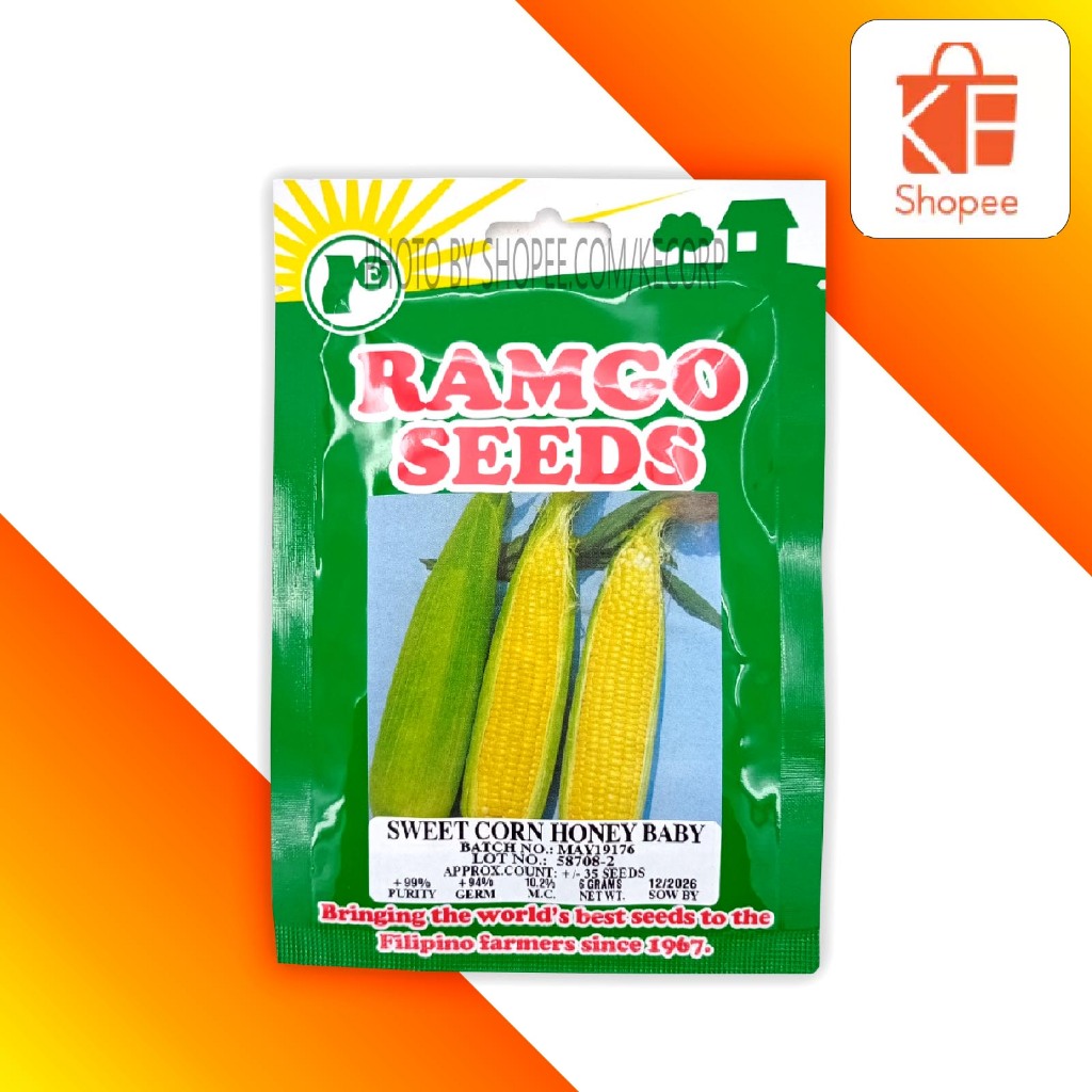 Ramgo RPD Sweet Corn Honey Baby Seeds 6grams kcS11207 | Shopee Philippines