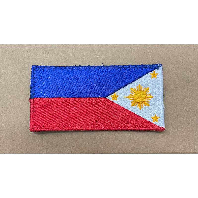 PHILIPPINE FLAG PATCH (5x10cm) With Velcro | Shopee Philippines