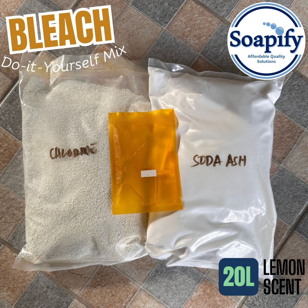 DIY Premium Bleach Kit 20 liters yield with Citrus Scent | Shopee ...