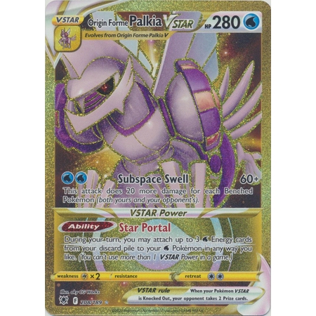 Origin Forme Palkia VSTAR - 208/189 - Secret Rare Sword & Shield ...