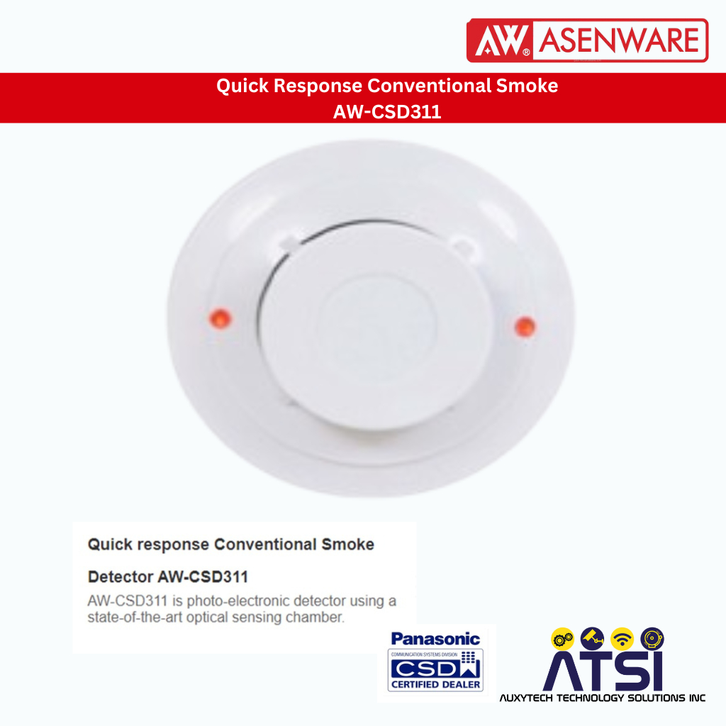 Conventional Smoke Detector AW-CSD311 Asenware | Shopee Philippines