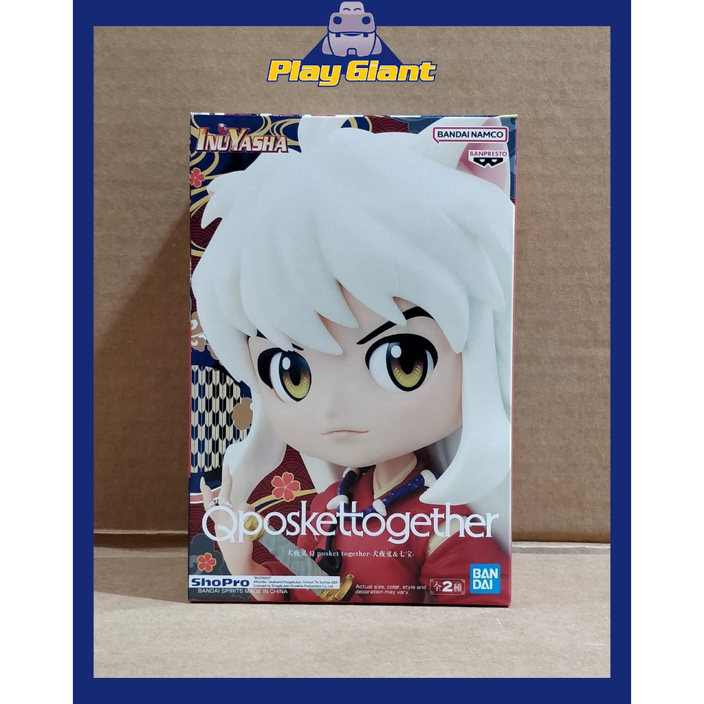 Banpresto Q Posket Together Inuyasha A (Inuyasha) | Shopee Philippines