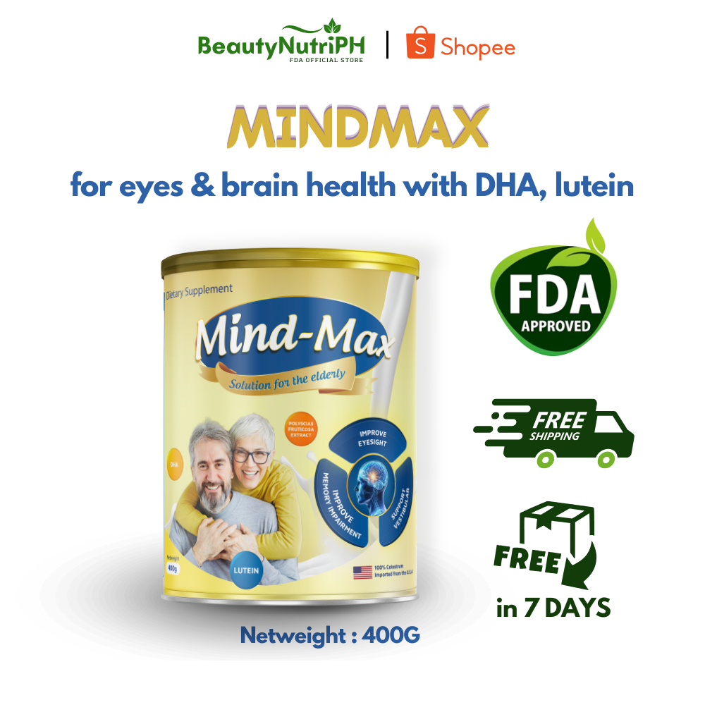 MindMax Nutritional Milk - Brain & Eye Health with DHA, Lutein - By ...