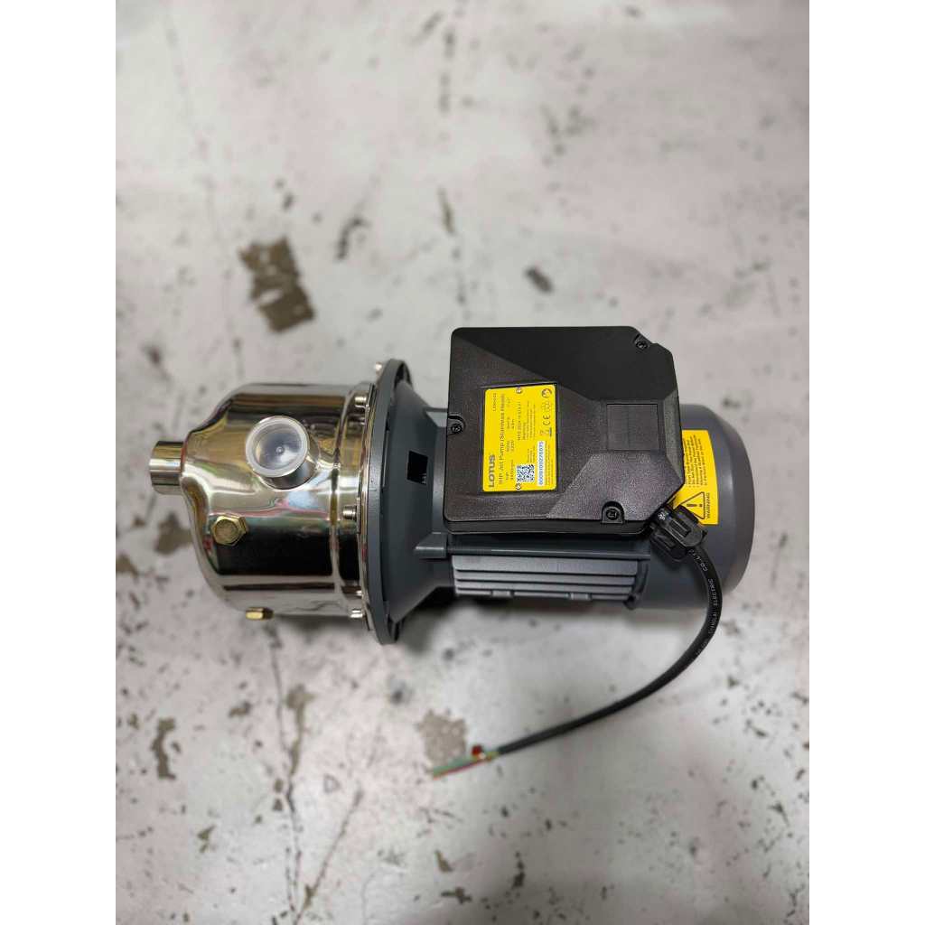 LOTUS JET PUMP 1HP STAINLESS HEAD (SELF-PRIMING) PERIPHERAL CLEAN WATER ...