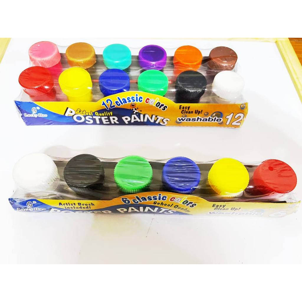 luckyhao poster paints for school supply | Shopee Philippines