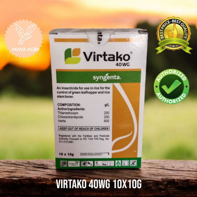 VIRTAKO Systemic Insecticide 40wg 10g x 10 pcs | Shopee Philippines
