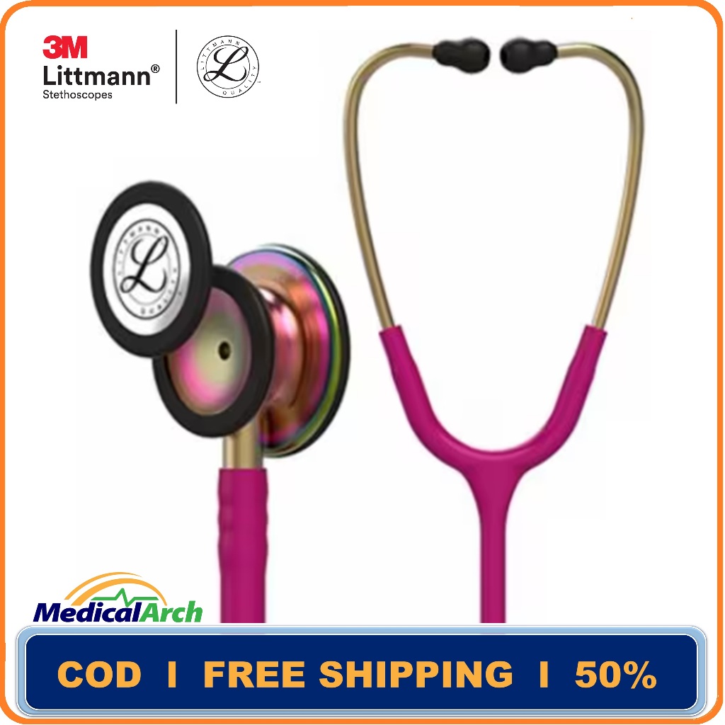 3M Littmann Classic III Stethoscope: Raspberry Rainbow - Smoke Stem ...