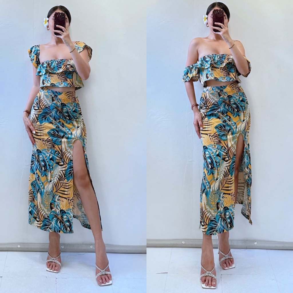 Sheena Women's Two Way Summer Outfit Terno for Clothes - Suits | Shopee ...