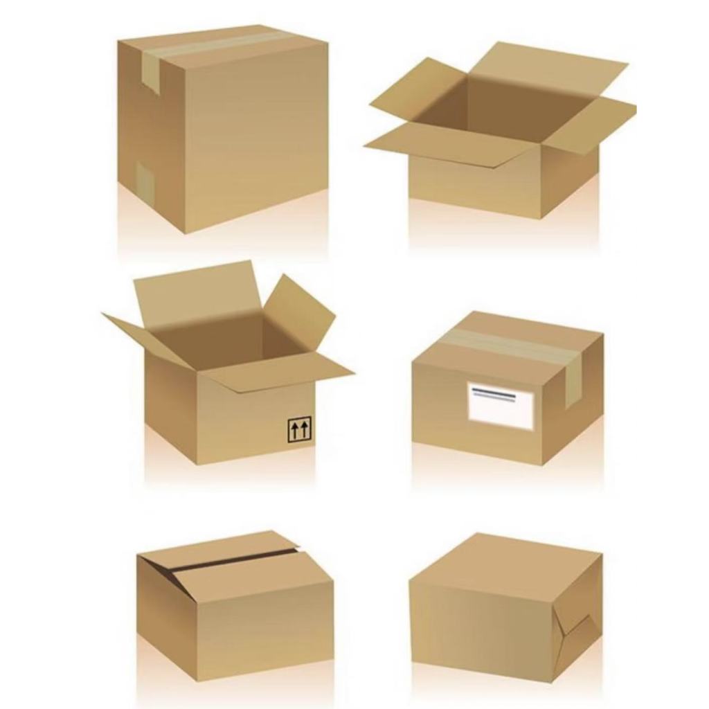Gift Box corrugated cardboard box package Kraft Express box Corrugated ...