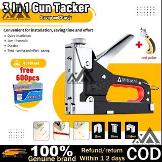 3 In 1 Heavy Duty Staple Gun Furniture Construction Stapler Home Decor ...