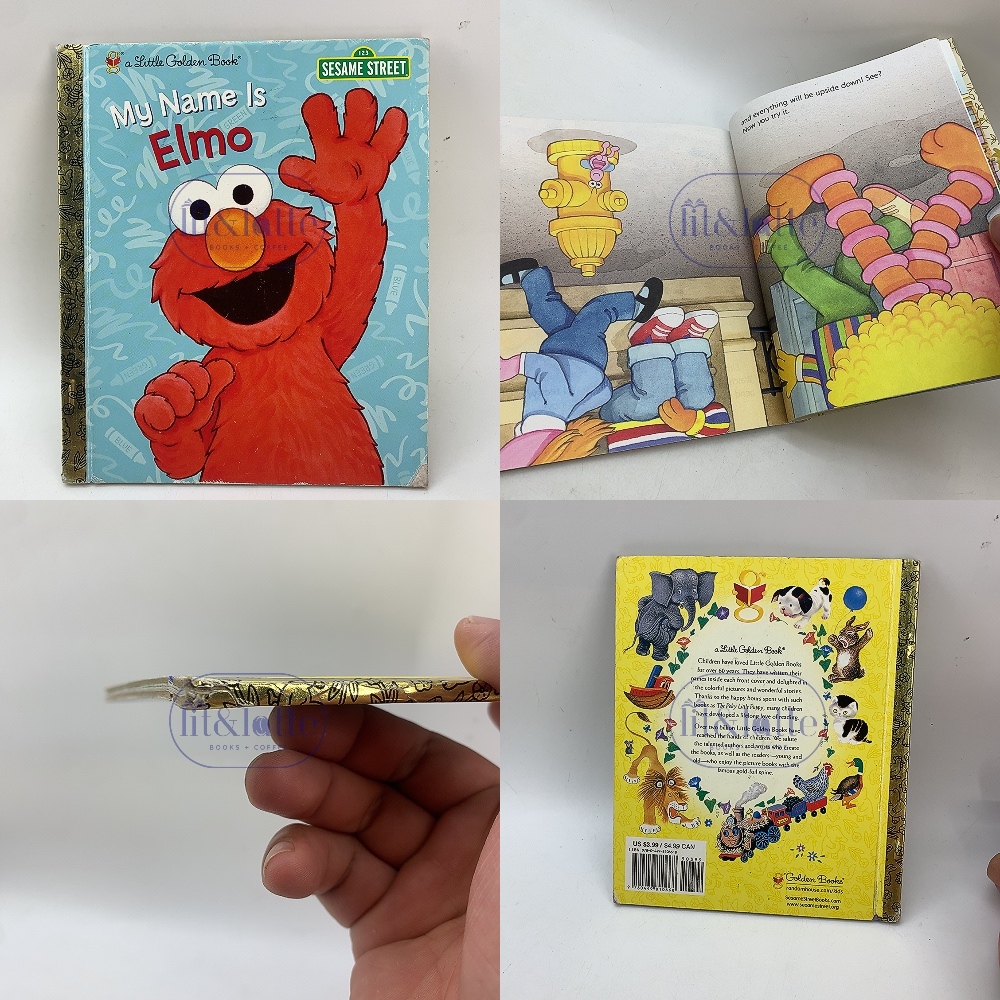 Preloved - Sesame Street l Elmo | Golden books Step in Reading -for ...