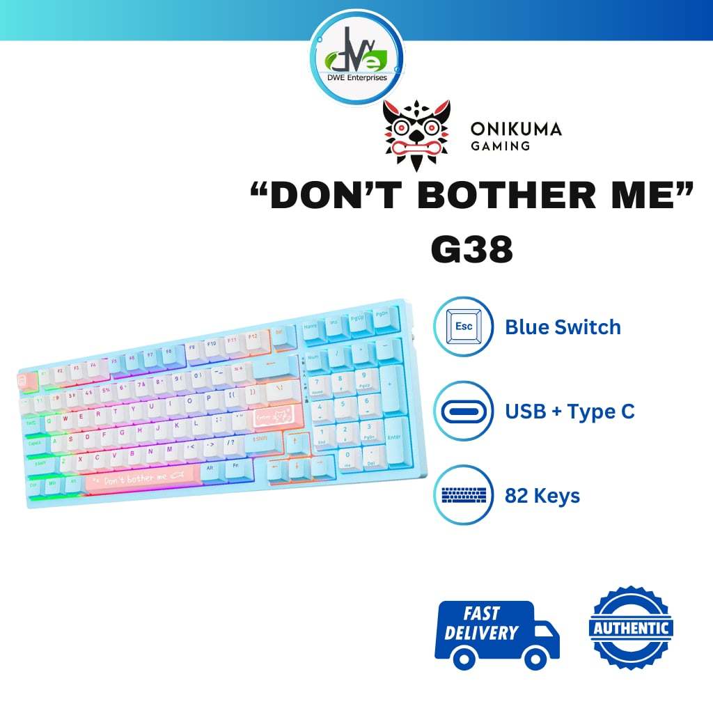 Onikuma G38 98 Keys RGB Wired Mechanical Keyboard | Shopee Philippines