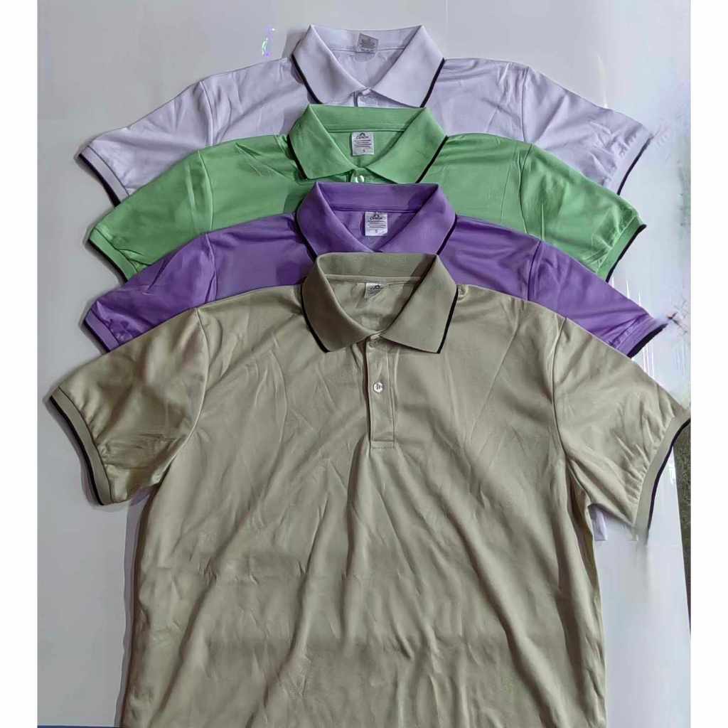 DRIFIT POLO SHIRT WITH LINING (4 COLORS AVAILABLE) PLAIN UNISEX ...