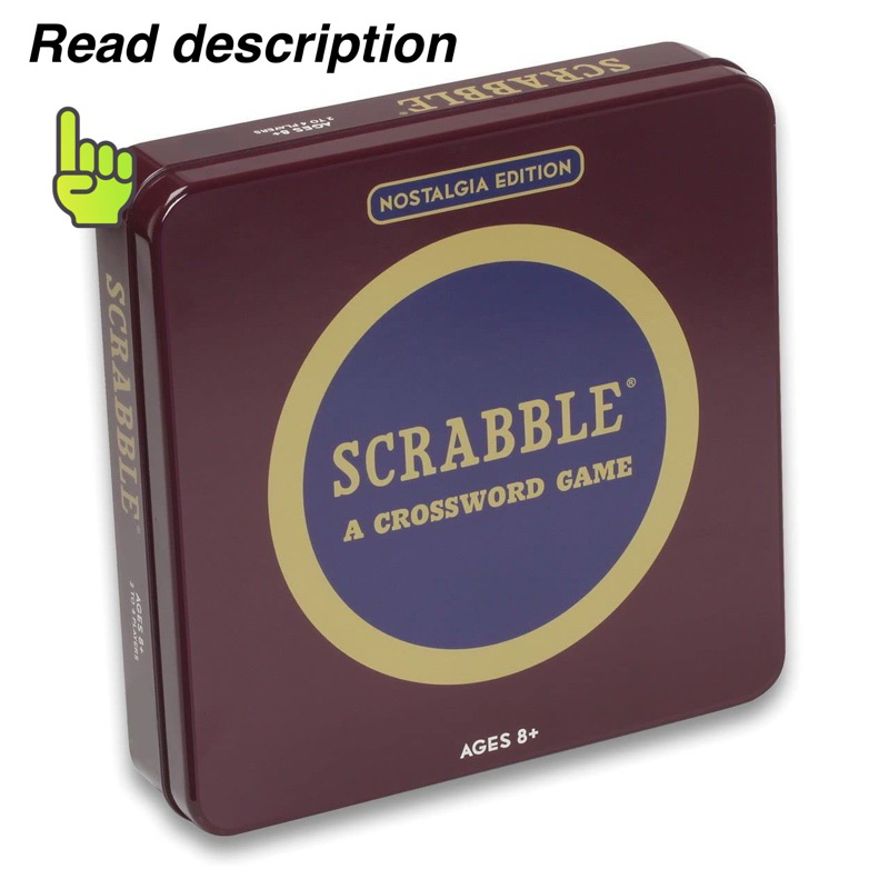 WS Game Company Scrabble Nostalgia Edition Board Game in Collectible ...