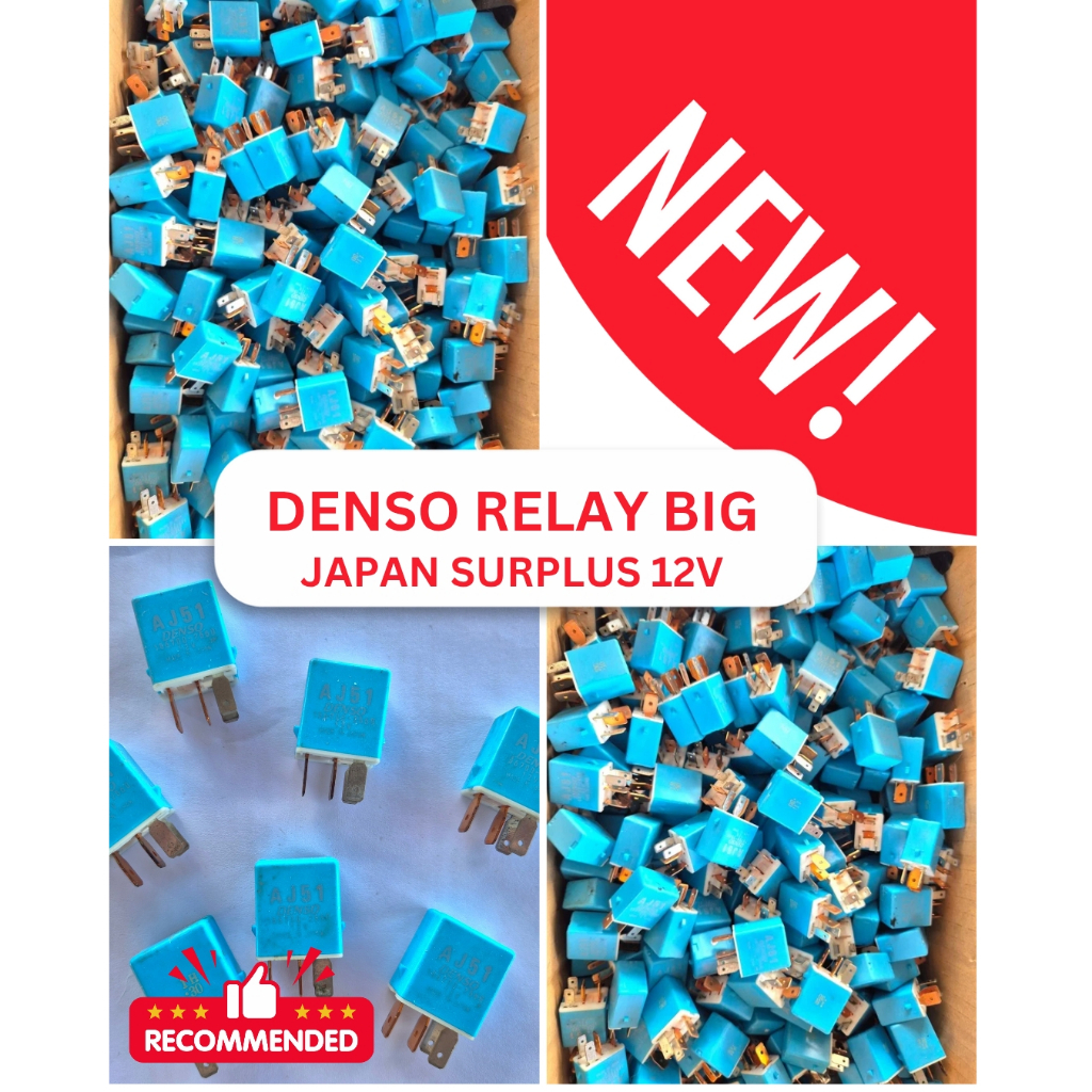 DENSO RELAY AND SOCKET 12V JAPAN SURPLUS 4 PIN JAPAN HEAVYDUTY | Shopee ...