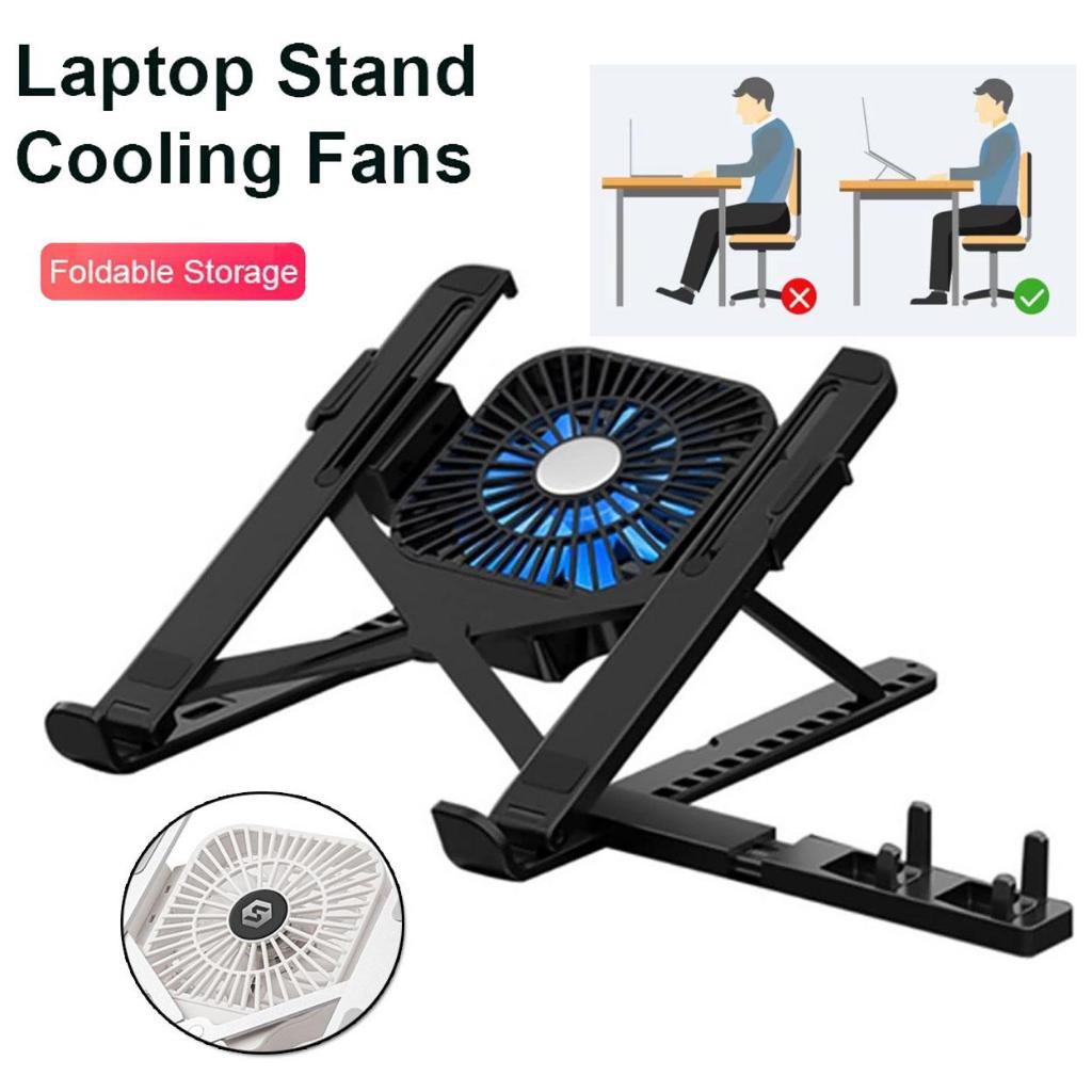 Laptop Cooling Stand Laptop Stand with Computer Cooling Fan Anti Slip ...