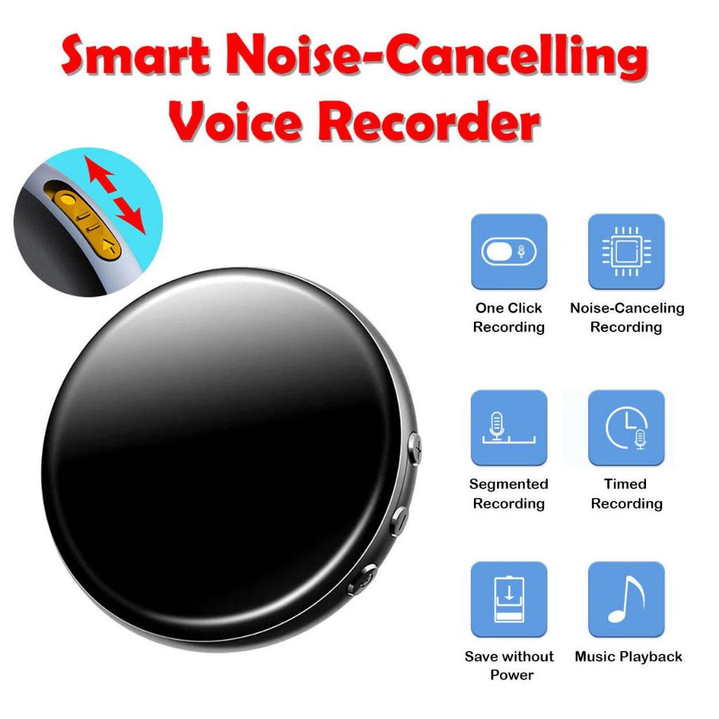 Professional Mini Digital Voice Recorder with DSP HD Noise Reduction ...