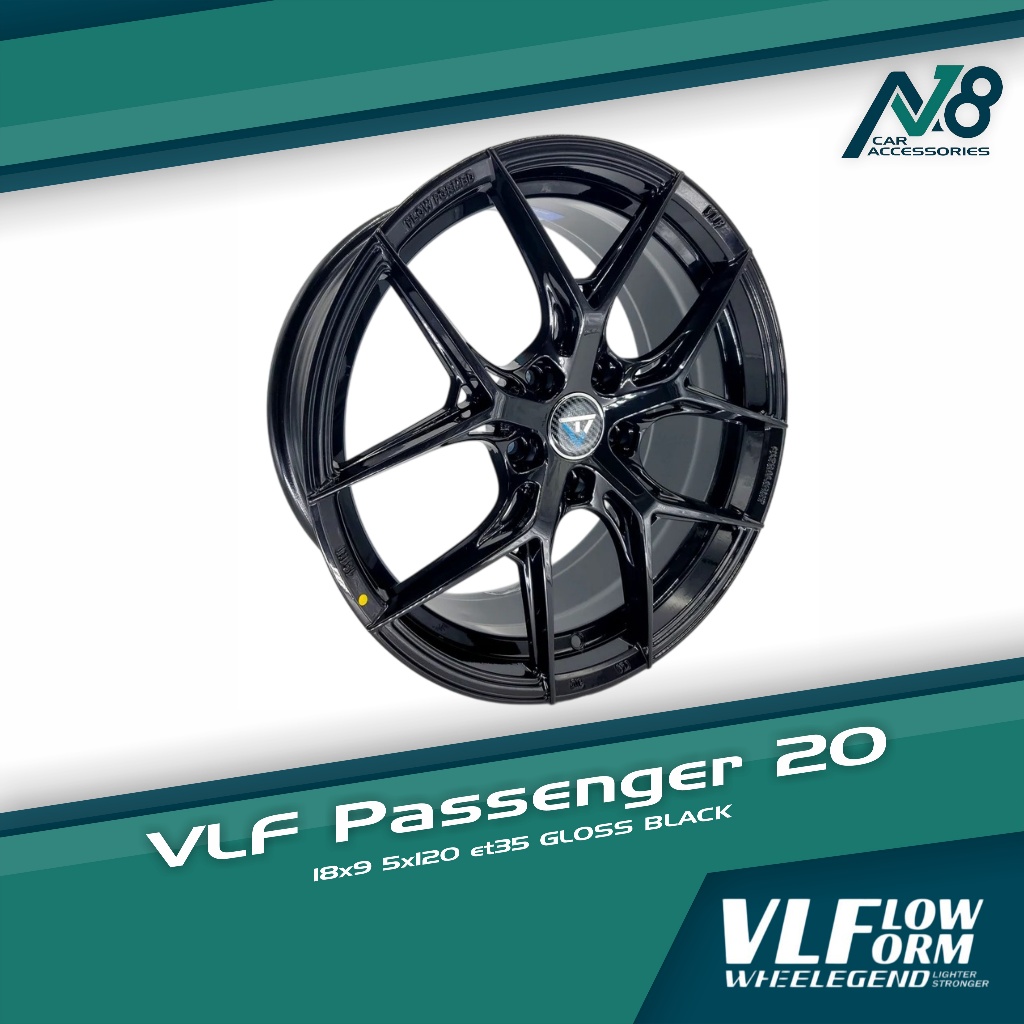 VLF-20 18x9 5x120 et35 Gloss Black Genuine | Shopee Philippines