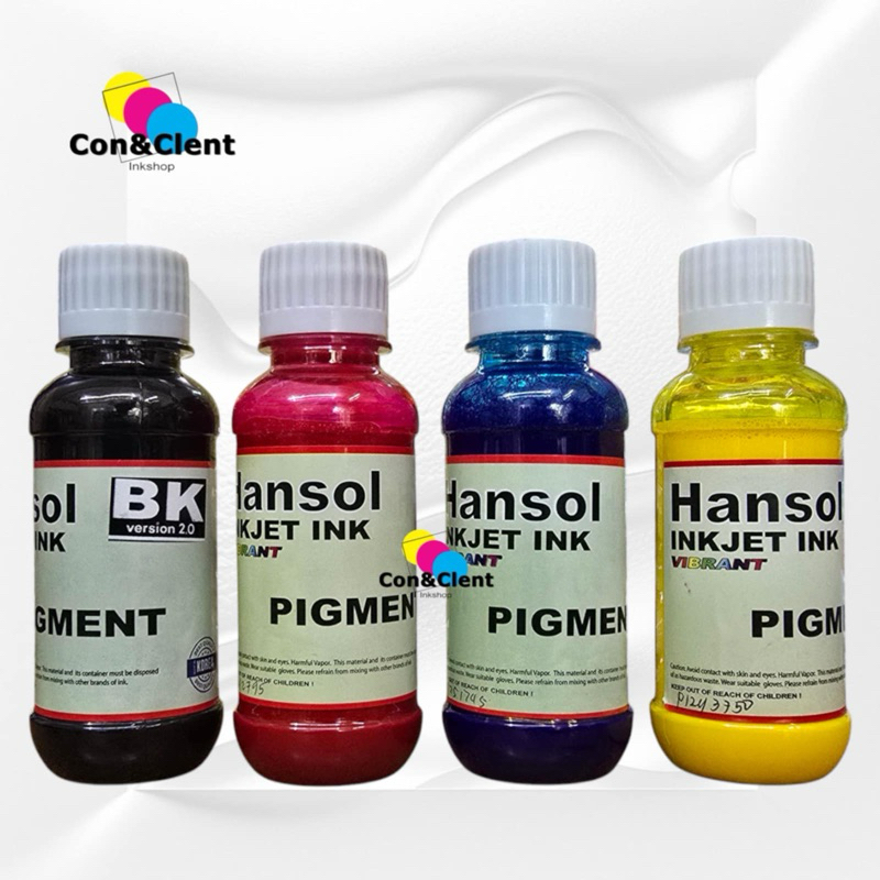 Hansol Pigment All colors 100ml CMYK | Shopee Philippines