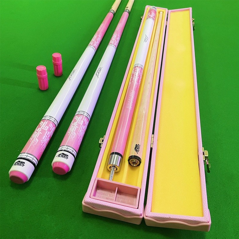 13mm Billiard Cue Stick 1/2 Split Black Eight Stick Cue Medium Head ...