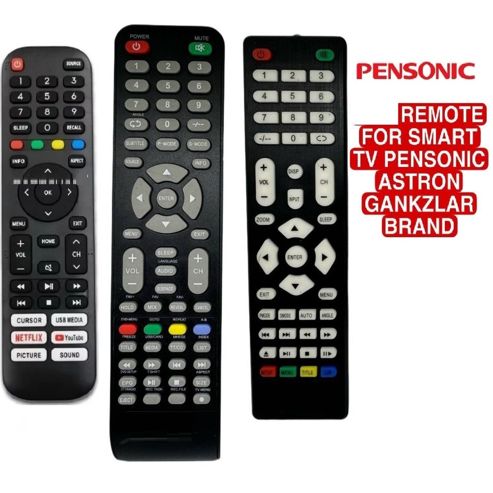 HTM Pensonic / astron LED tv Smart TV Remote Control Compatible For ...