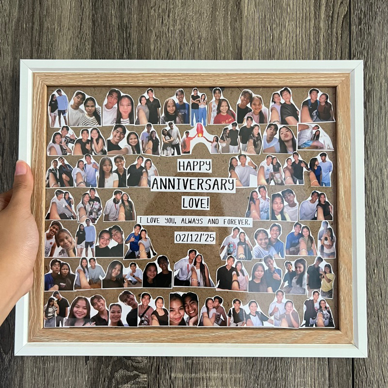 Customized Photo Frame | Monthsary, Anniversary, Birthday Gift | Shopee ...