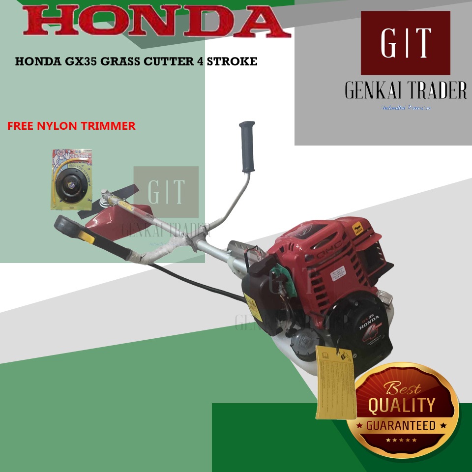 Honda GX35 4 Stroke Grass Cutter with Free Black Cutter | Shopee ...