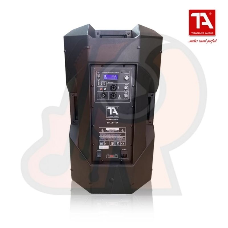 Titanium Audio Bullet 15A 1600 Watts Powered Speaker (Sold as Pair ...